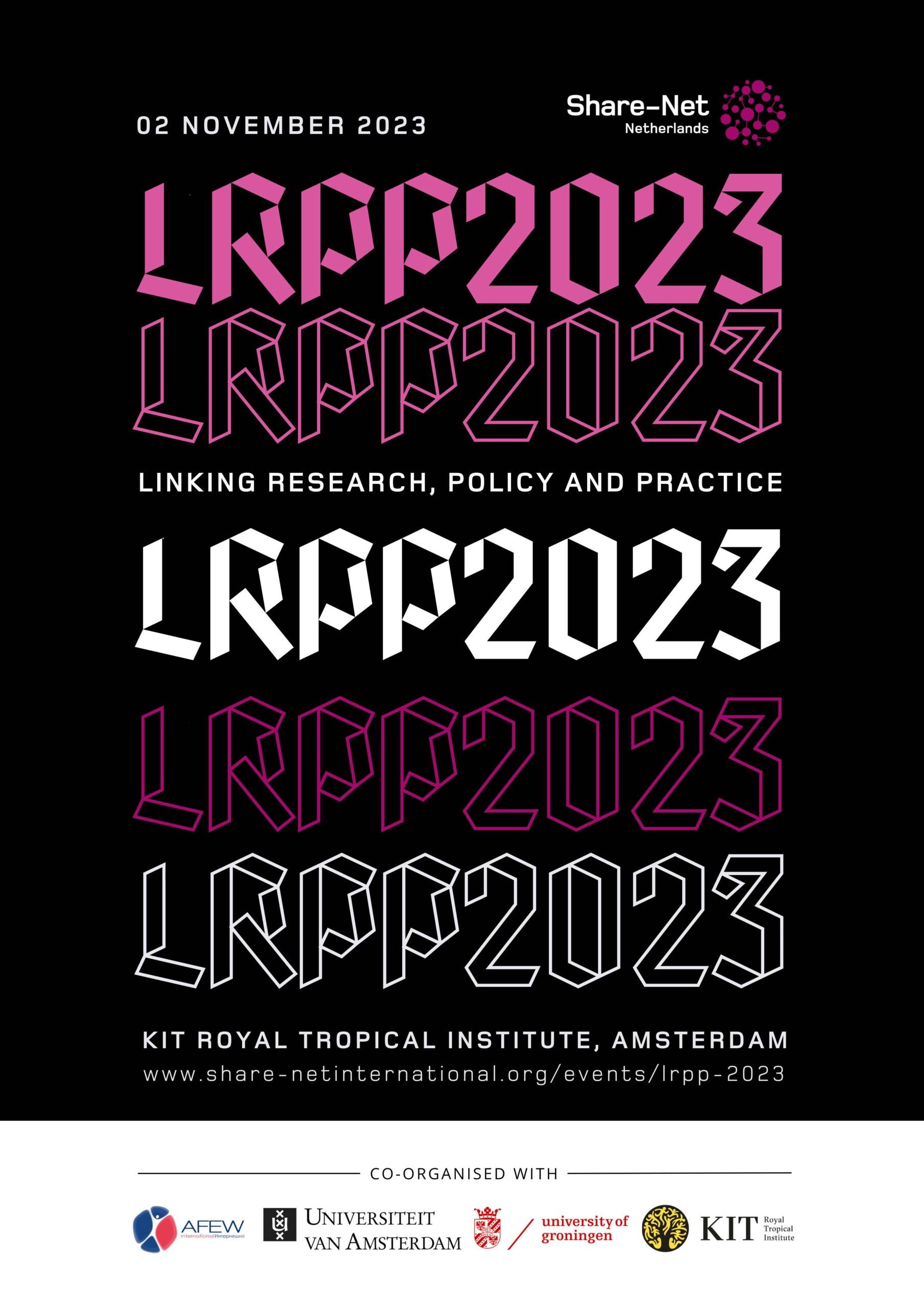 Linking Research, Policy and Practice Conference in Amsterdam - AFEW